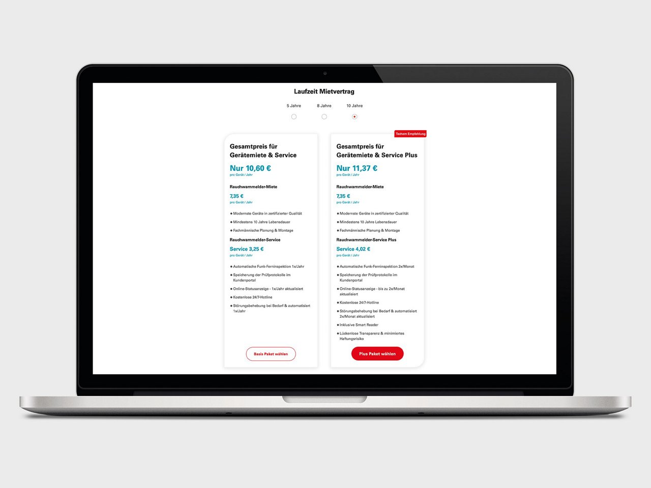 Preise für unsere Produkte und Services | Techem
